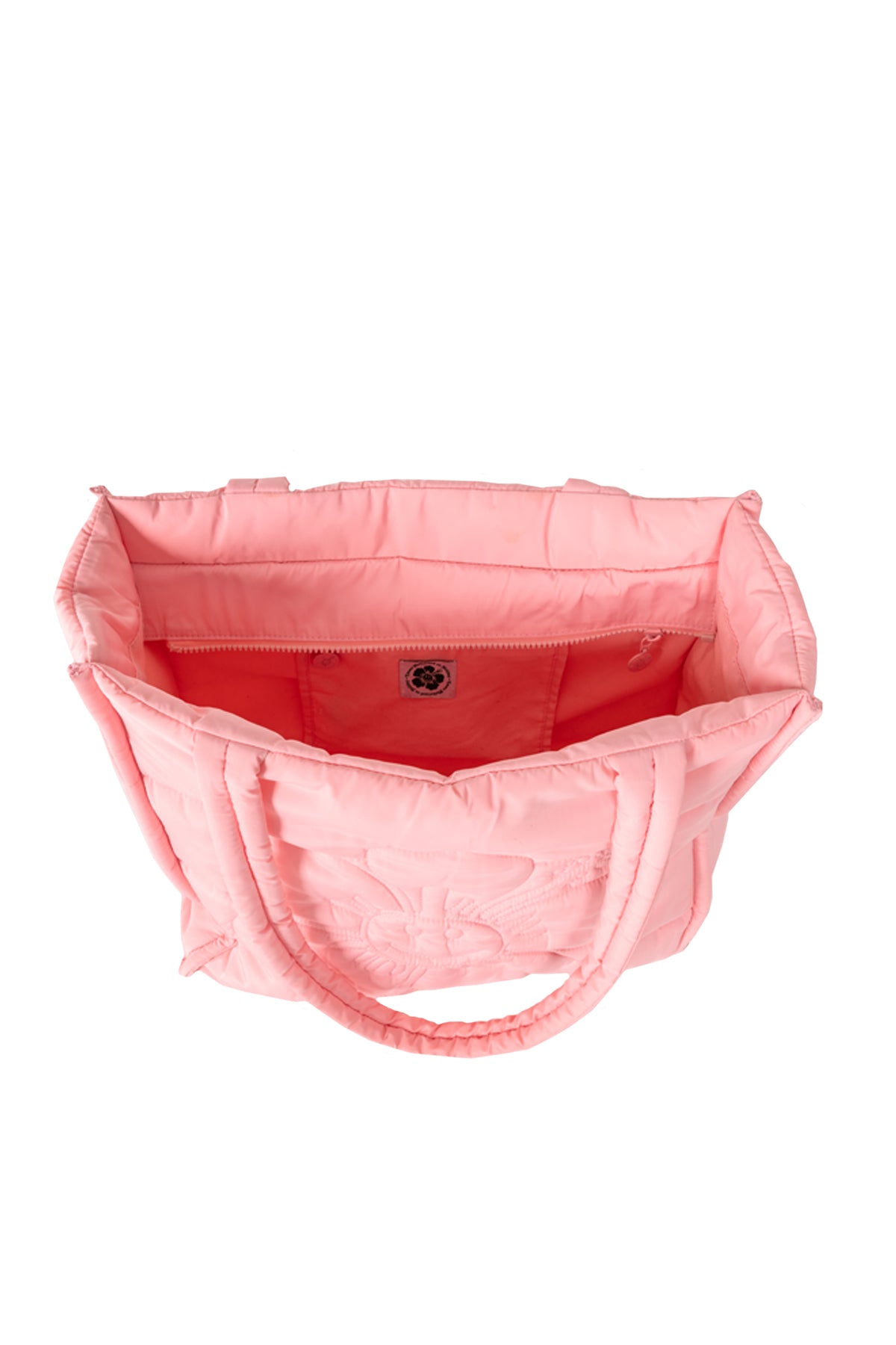 Puff Happy Hibiscus Shoulder Bag - Pink – Emma Mulholland on Holiday